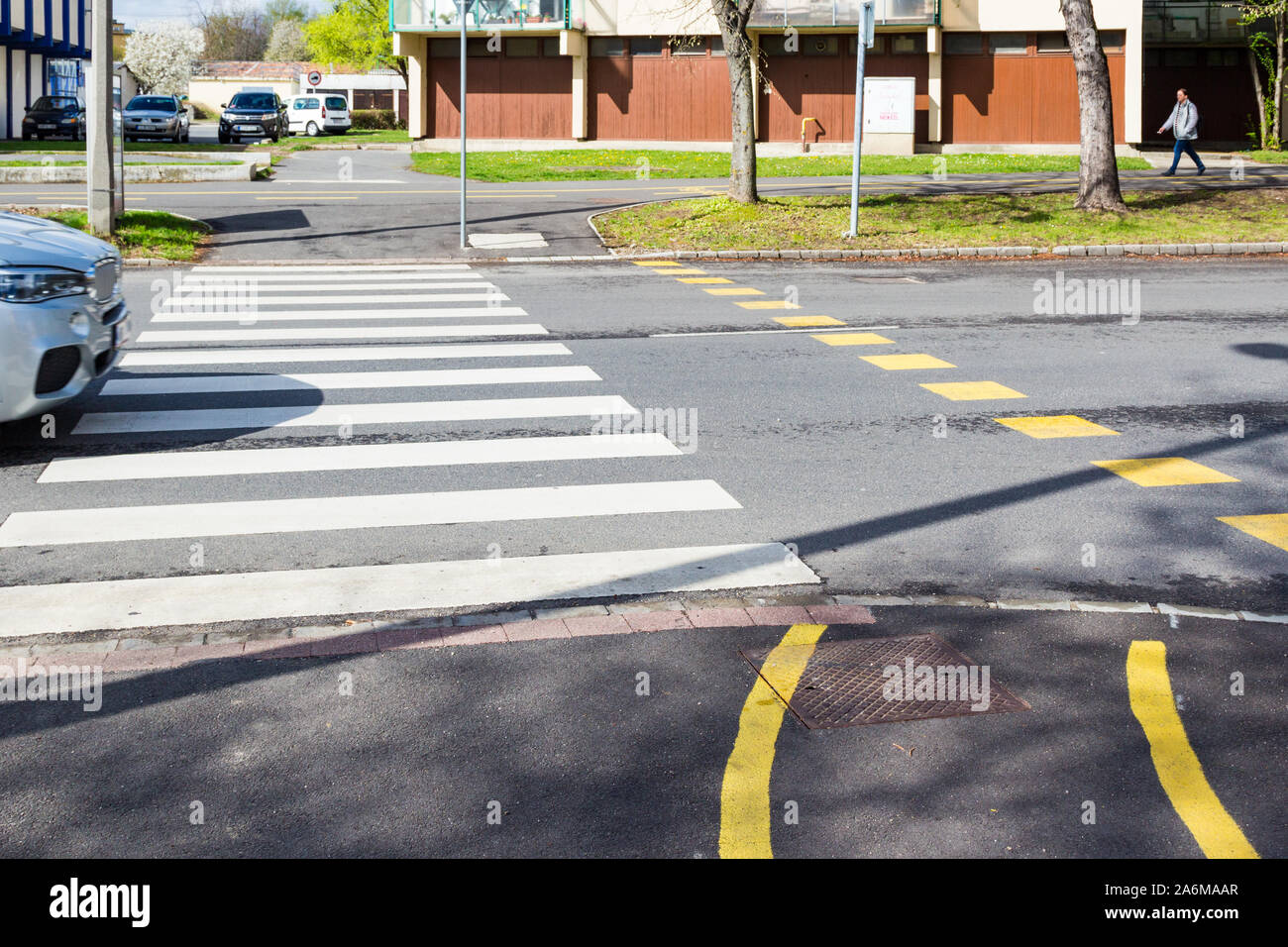 Car crosswalk hi-res stock photography and images - Alamy