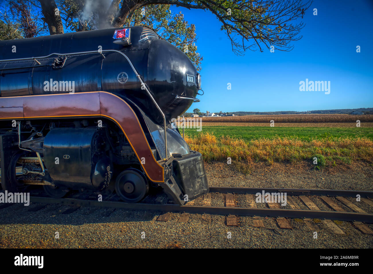 Antique steam locomotives at Strasbirg Railroad, Lancaster ...