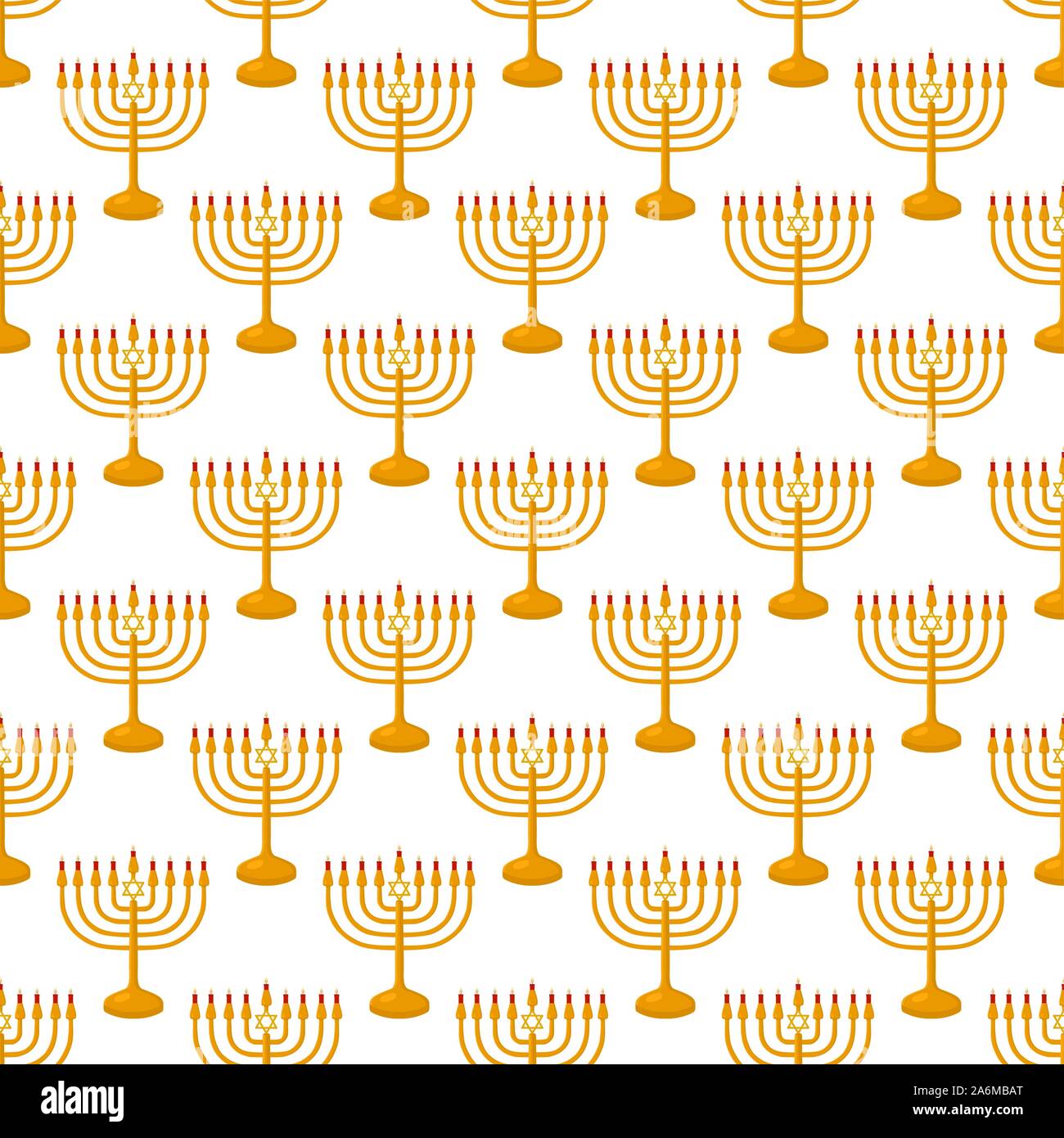 Illustration on theme big colored pattern Hanukkah, seamless set ...