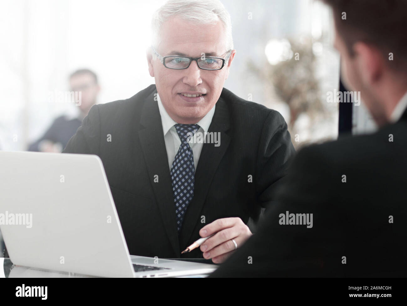 Manager conducts interview employee hi-res stock photography and images ...