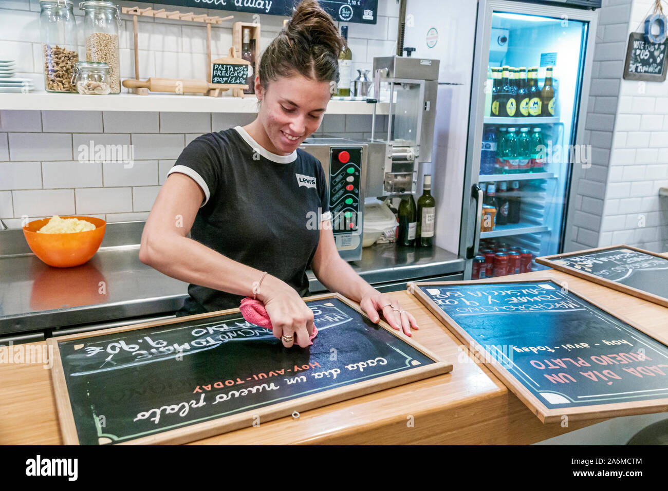 Waitress Italian Restaurant High Resolution Stock Photography and ...