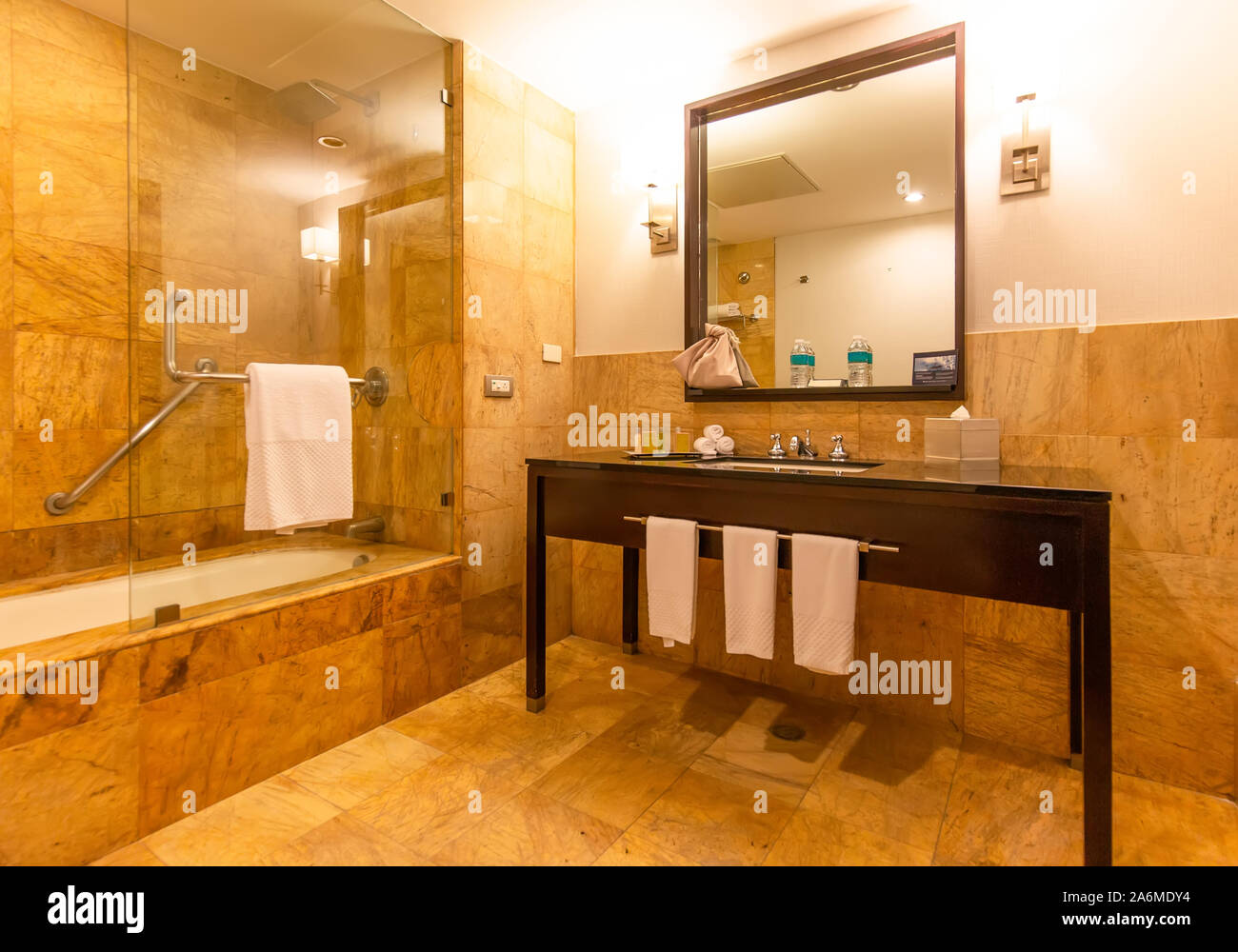 Hotel washroom hi-res stock photography and images - Alamy