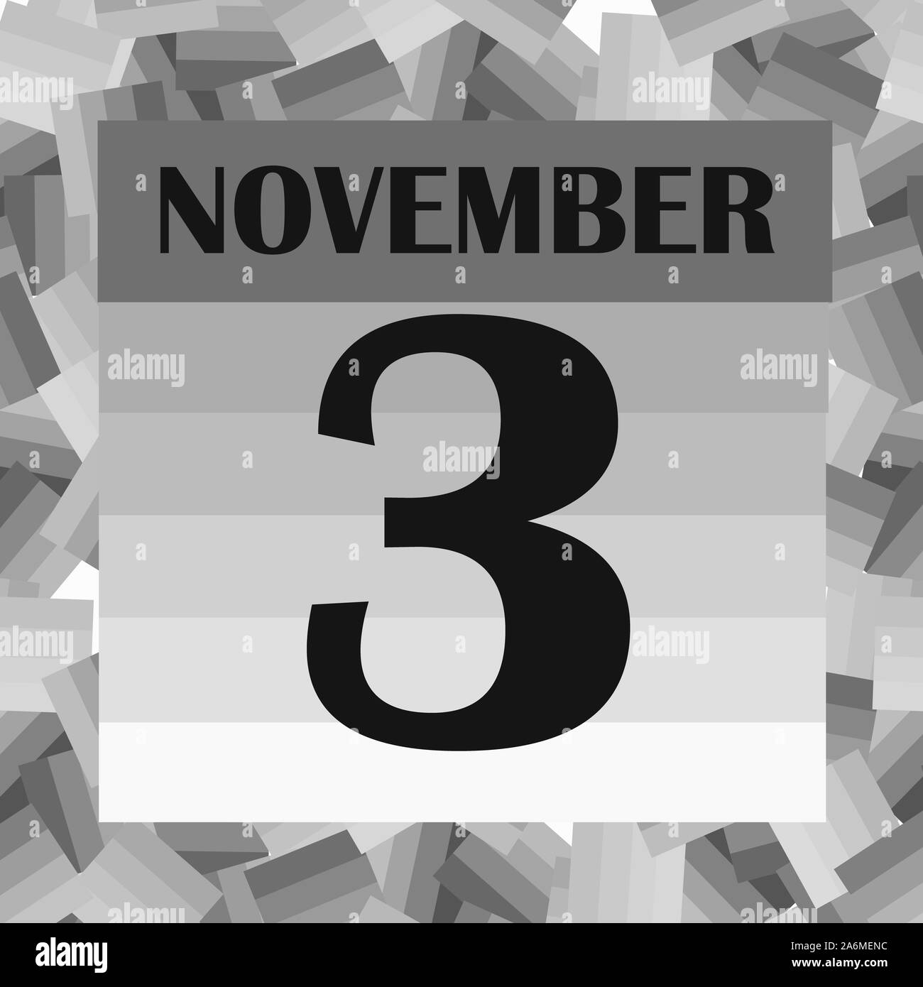 November 3 icon. For planning important day. Banner for holidays and ...