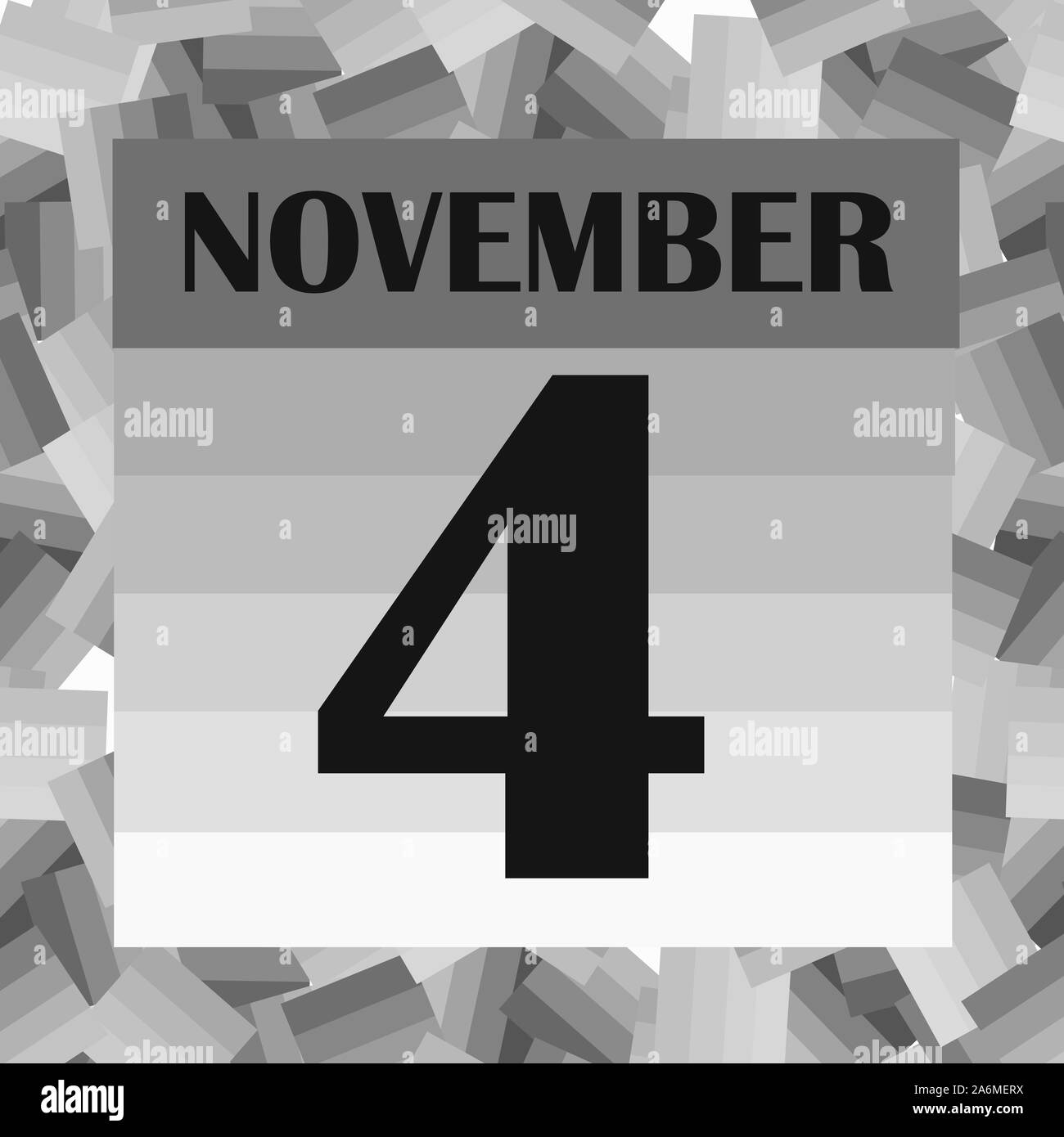 November 4 icon. For planning important day. Banner for holidays and ...