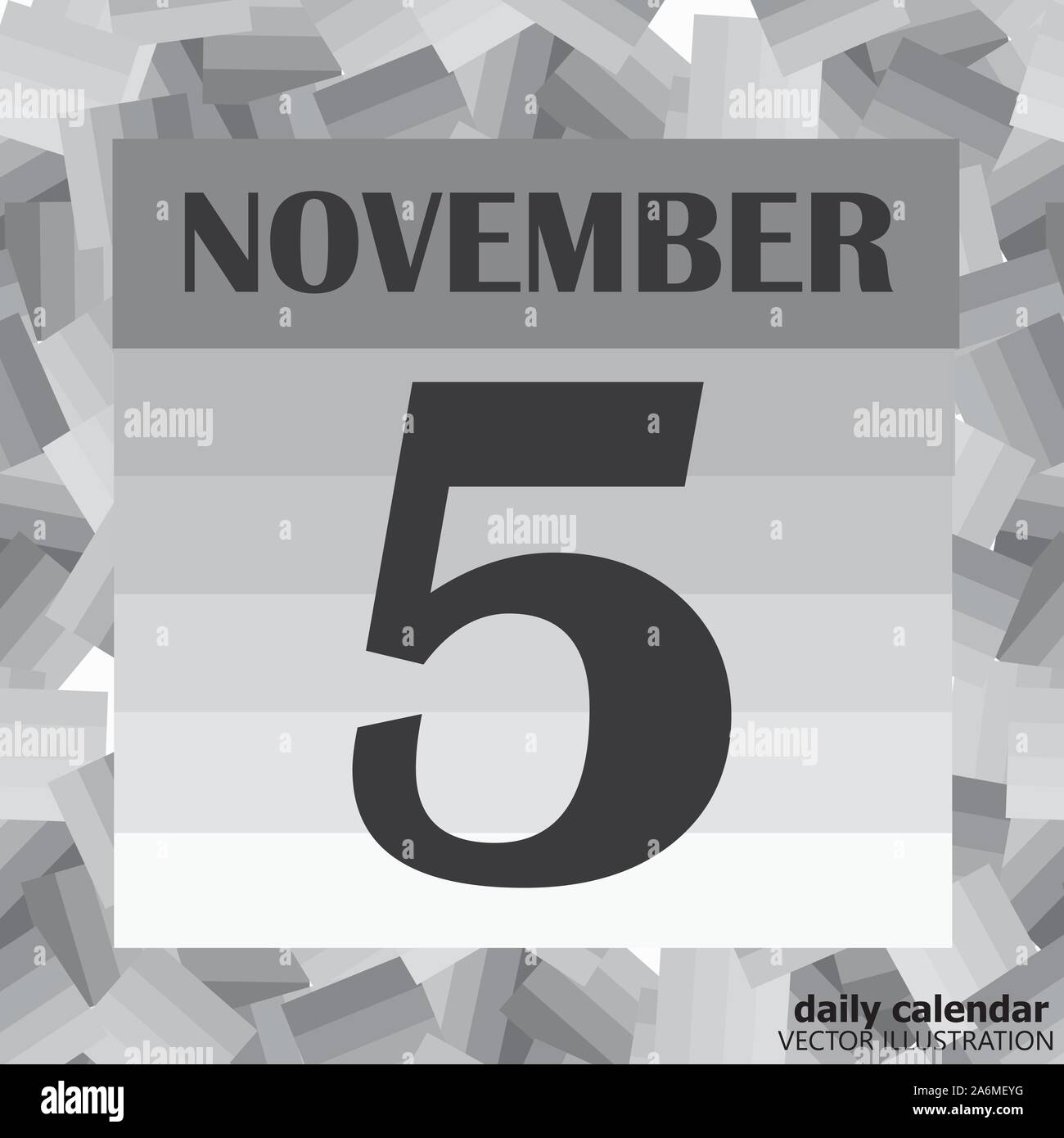 November 5 icon. For planning important day. Banner for holidays and ...