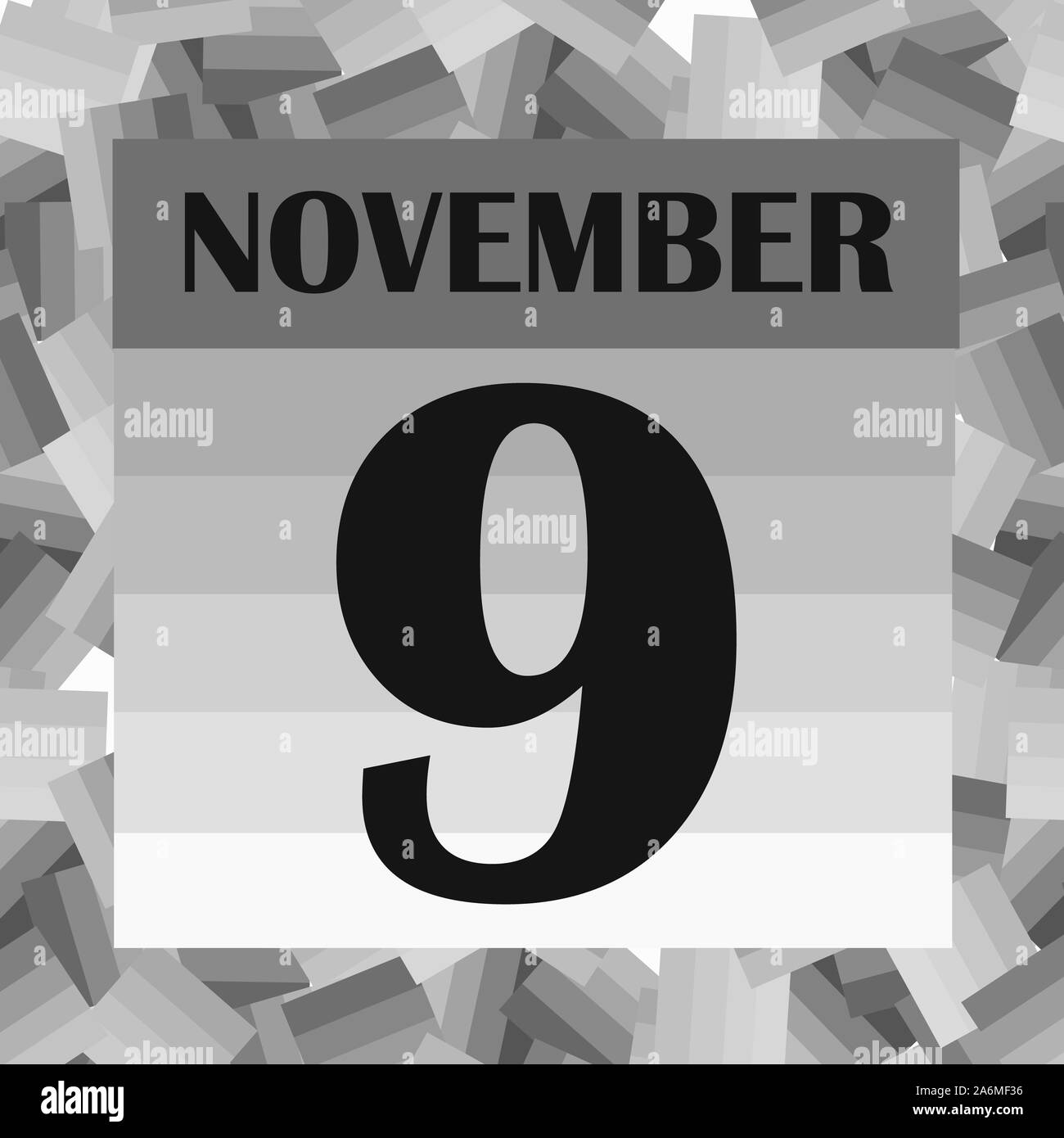 November 9 icon. For planning important day. Banner for holidays and ...