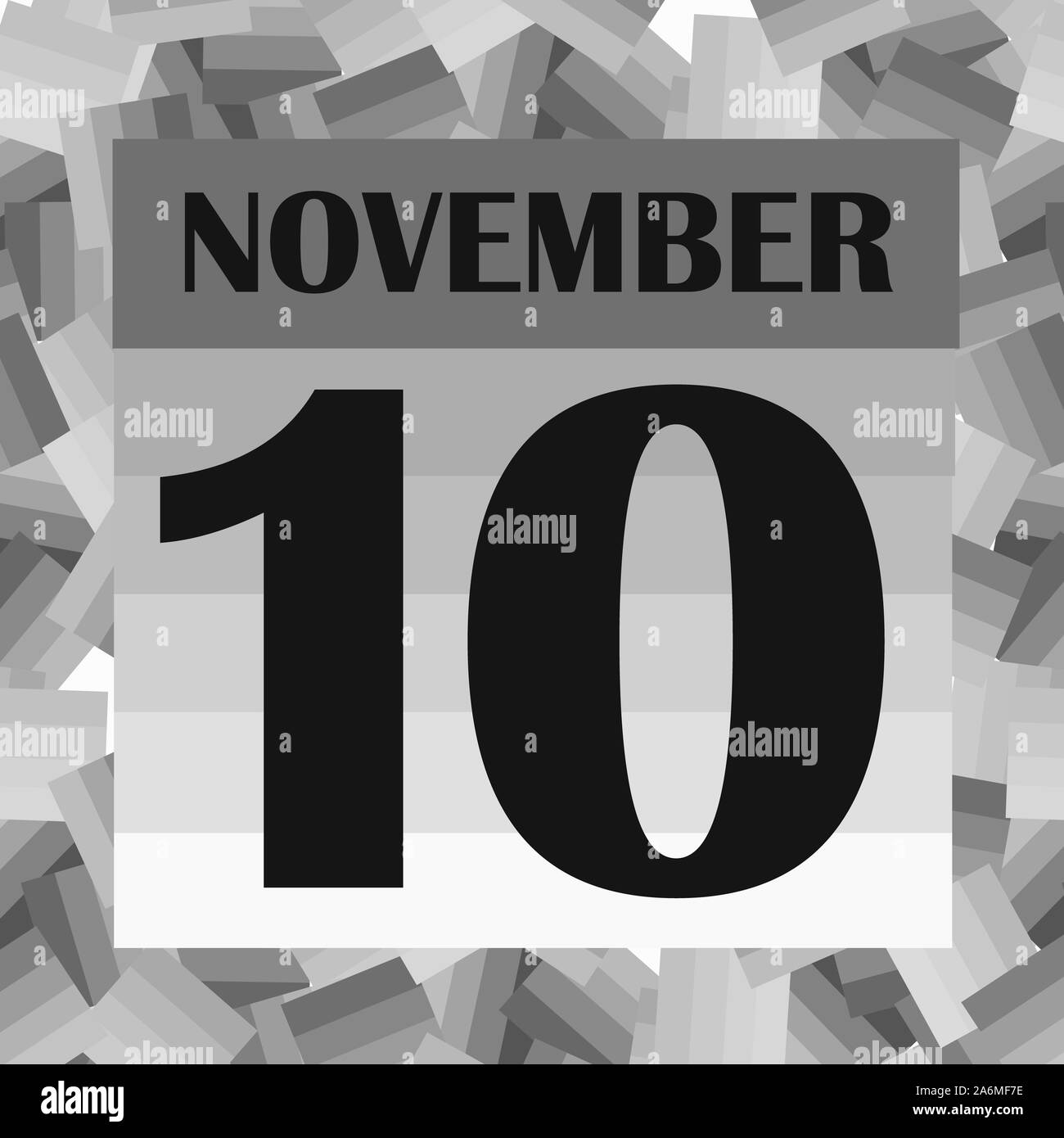 November 10 icon. For planning important day. Banner for holidays and ...