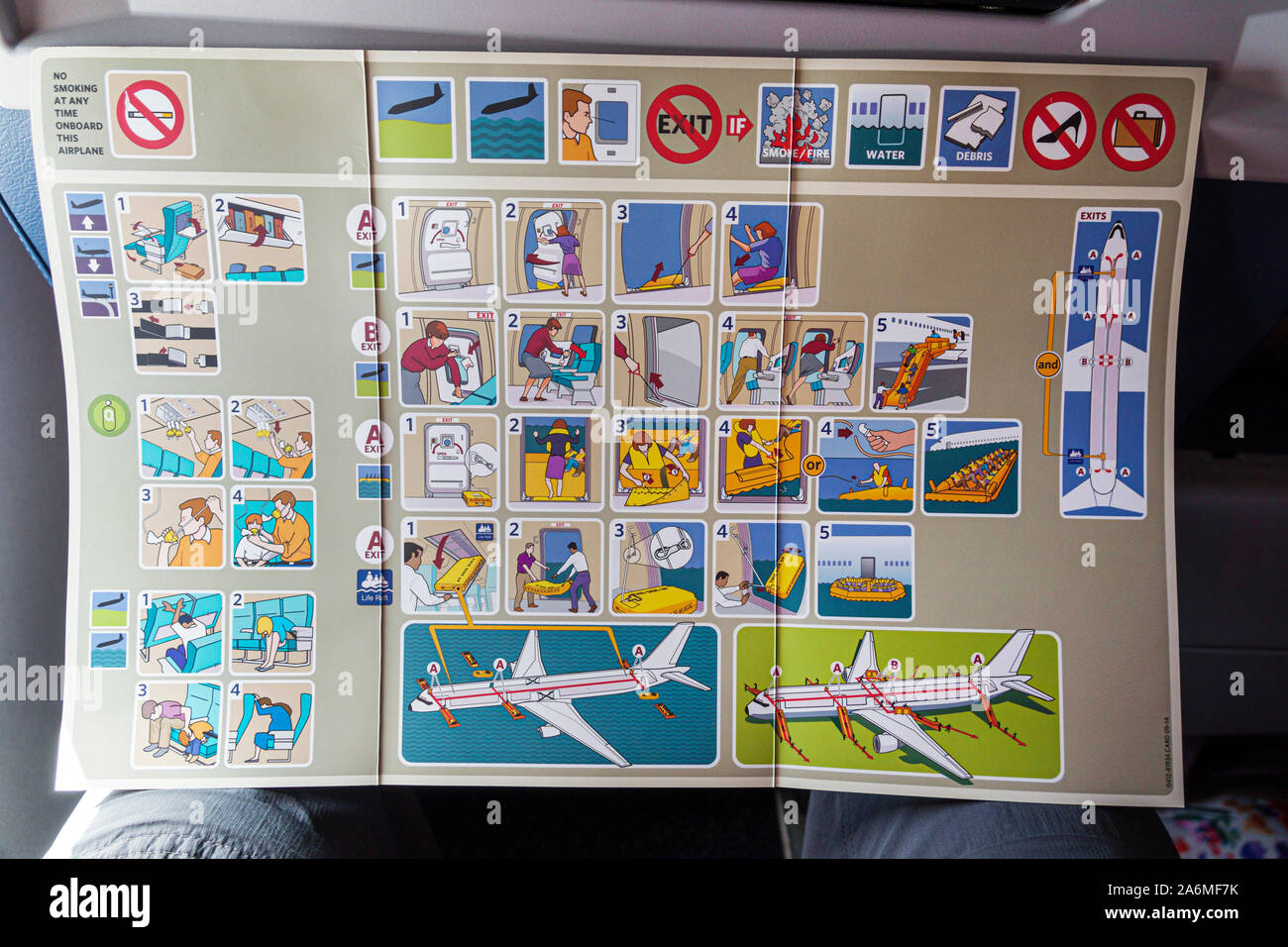 Aircraft Safety Card High Resolution Stock Photography and Images - Alamy
