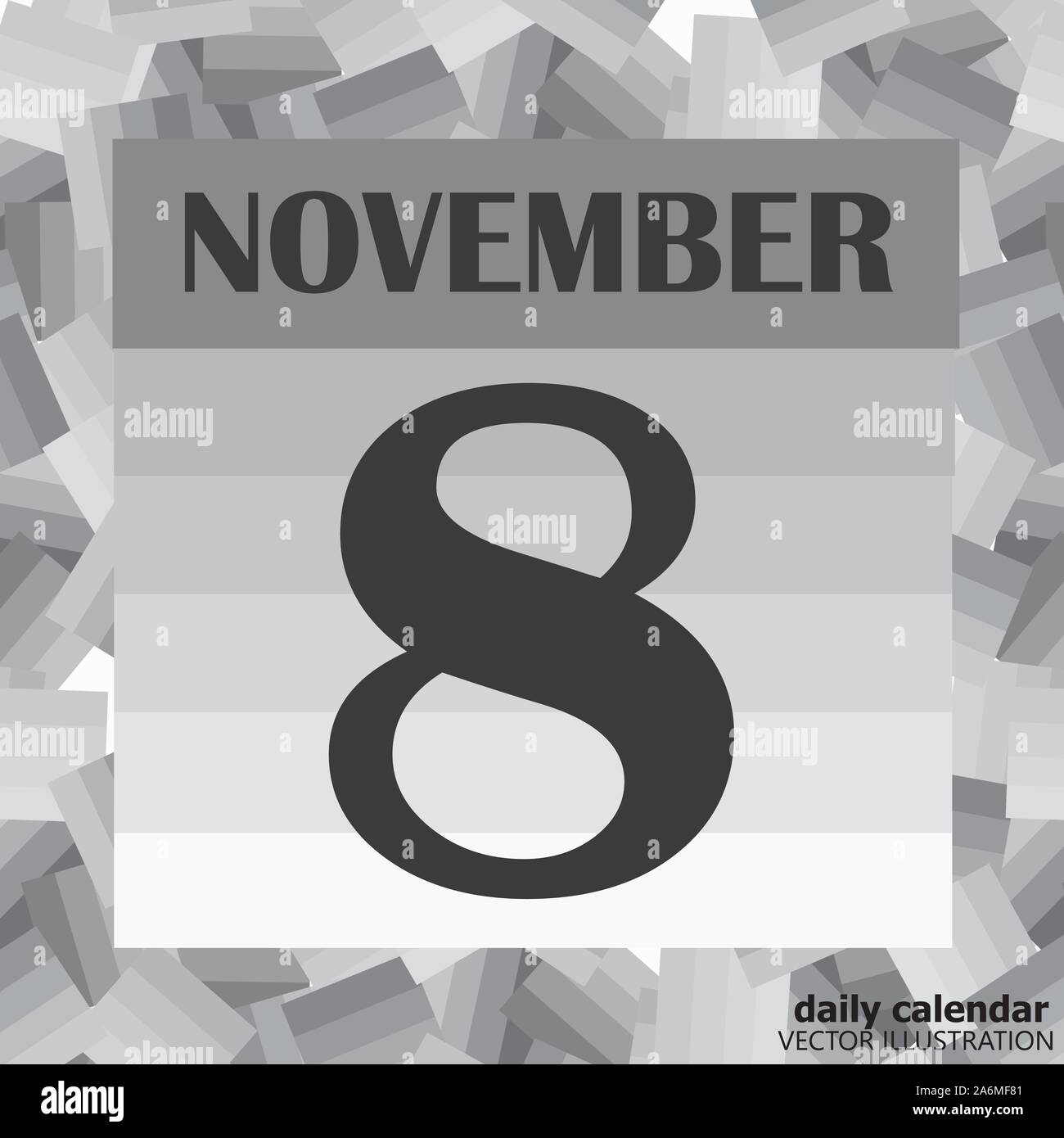 November 8 icon. For planning important day. Banner for holidays and ...