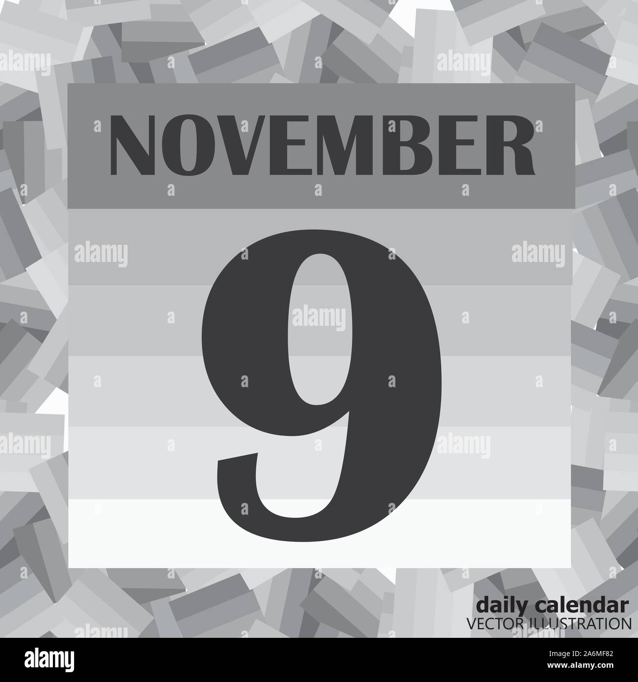 November 9 icon. For planning important day. Banner for holidays and ...