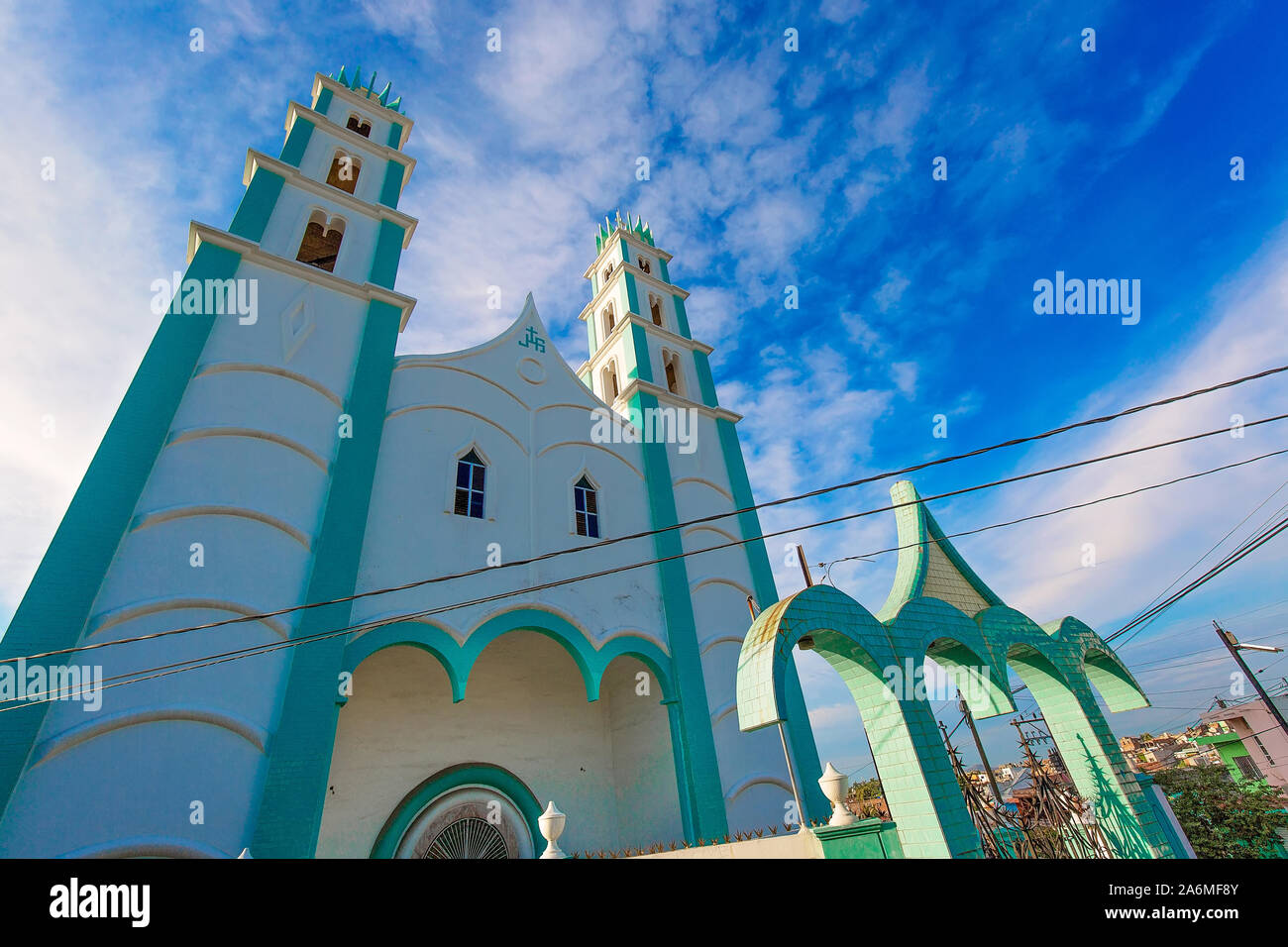 Cristo Rey Church in Mazatlan historic city center Stock Photo - Alamy