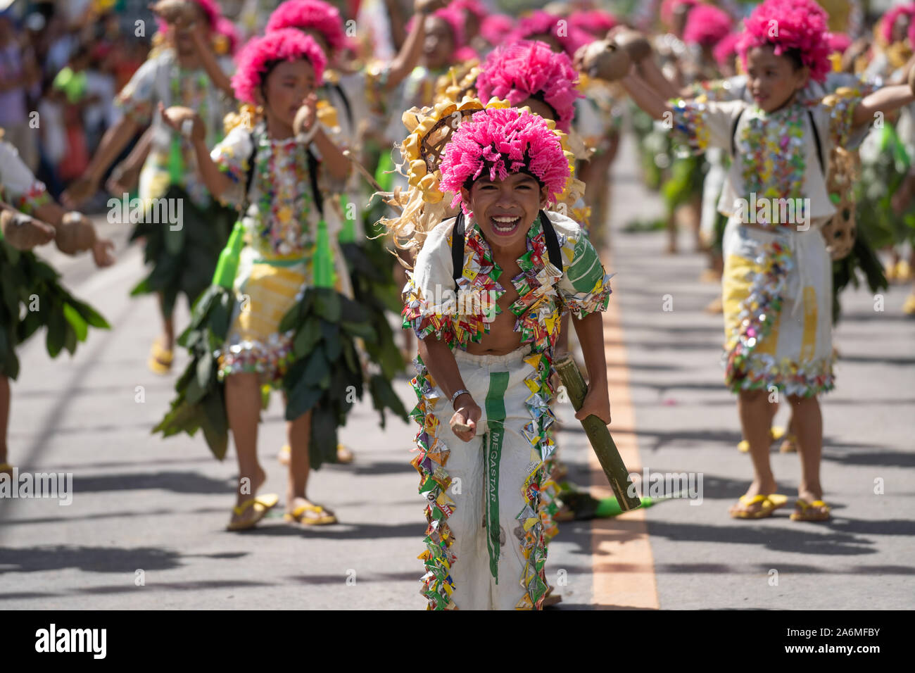 Camiguin Island,Mindanao,Philippines 27th October 2019.School children ...