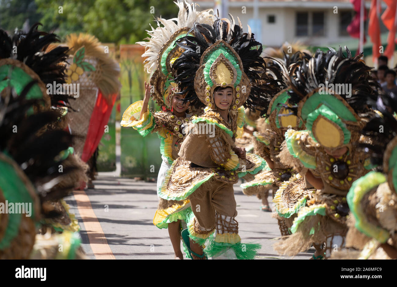Camiguin Island,Mindanao,Philippines 27th October 2019.School children ...