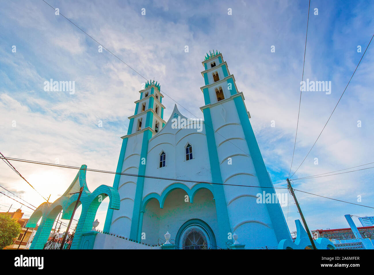 Cristo Rey Church in Mazatlan historic city center Stock Photo - Alamy
