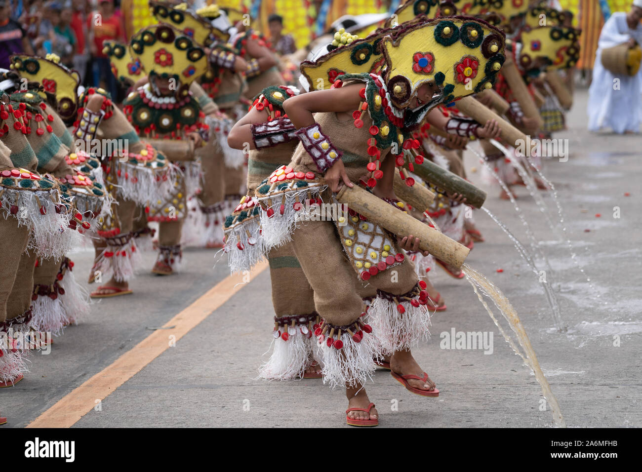 Camiguin Island,Mindanao,Philippines 27th October 2019.School children ...