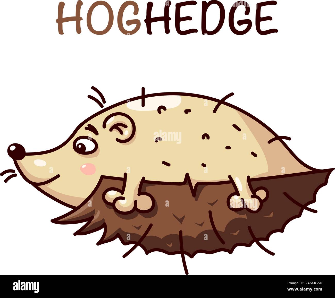 Vector illustration of hedgehog isolated on transparent background ...