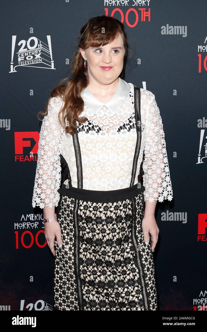 Los Angeles, USA. 26th Oct, 2019. Jamie Brewer at arrivals for AMERICAN ...