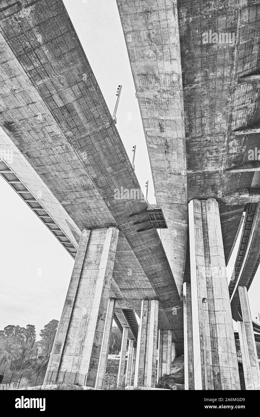 Oakland Bay Bridge structural engineering design Stock Photo - Alamy