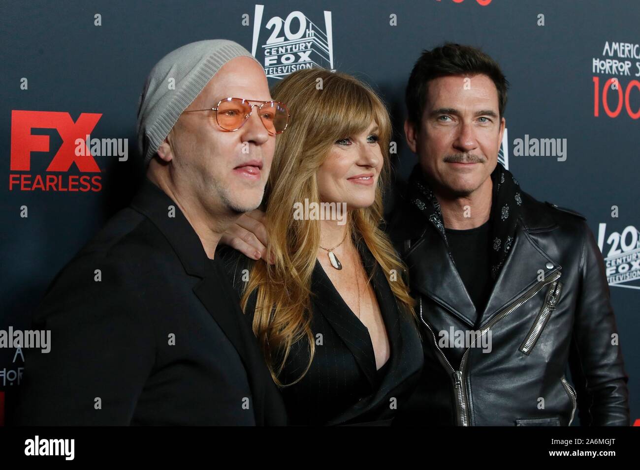 Los Angeles, USA. 26th Oct, 2019. Ryan Murphy, Connie Britton, Dylan ...