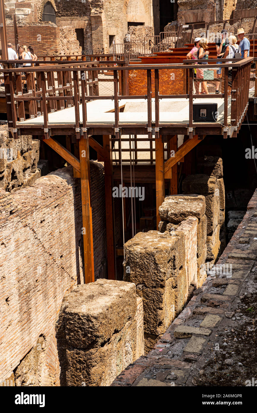 Colosseum lift hi-res stock photography and images - Alamy