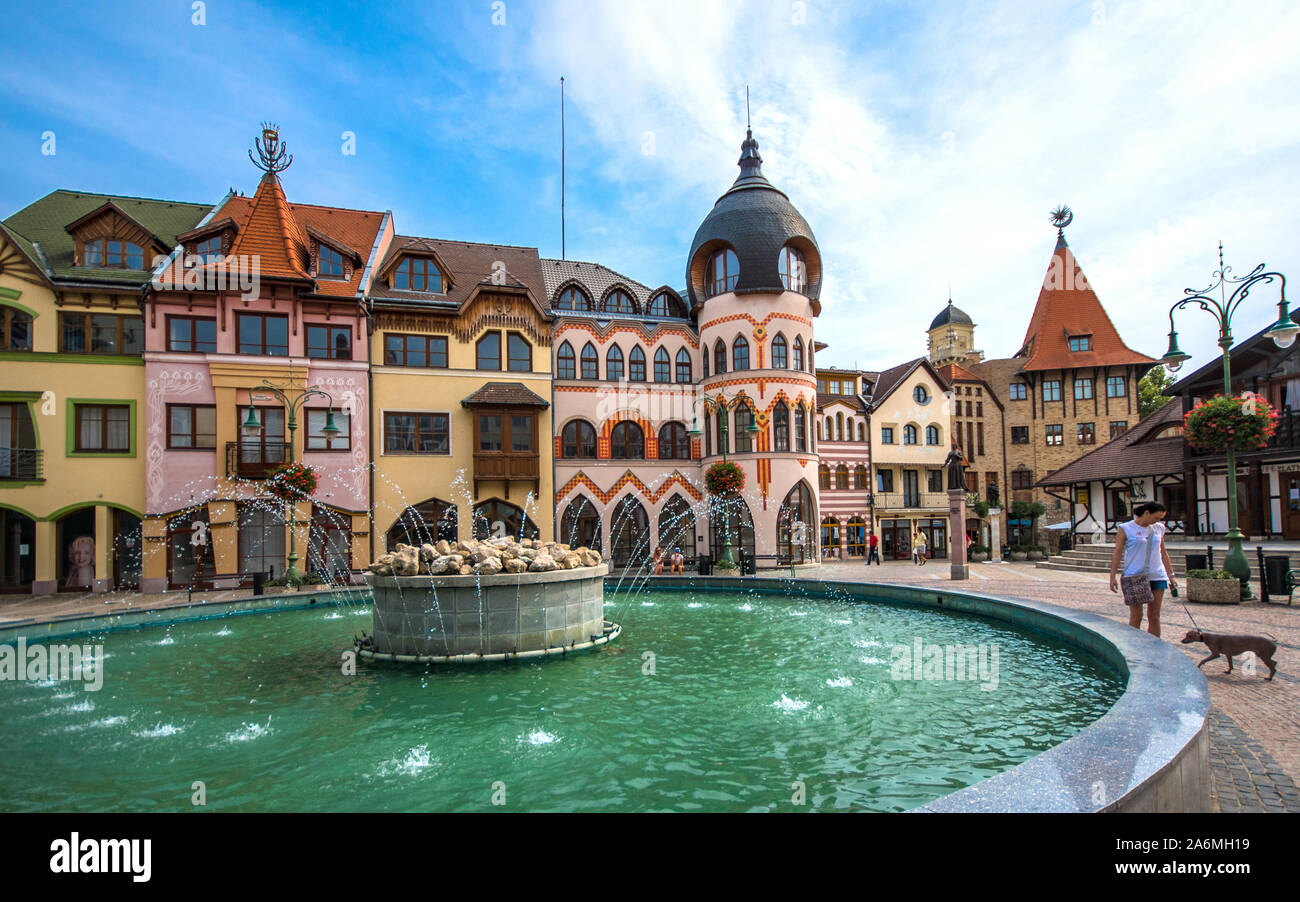 The Europe Place. An architectural ensemble in the center of Komarno ...