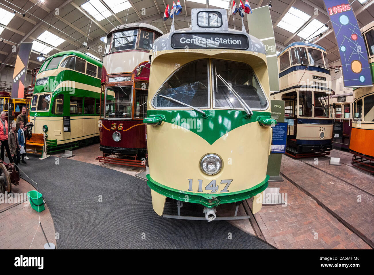 The Great Exhibition Hall, The National Tramway Museum at Crich Tramway ...