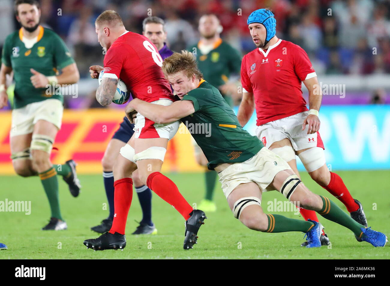 Yokohama, Kanagawa, Japan. 27th Oct, 2019. (L-R) Ross Moriarty (WAL ...
