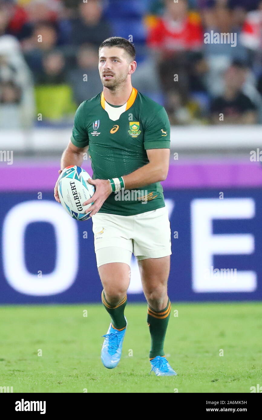 Yokohama, Kanagawa, Japan. 27th Oct, 2019. Willie Le Roux (RSA) Rugby ...