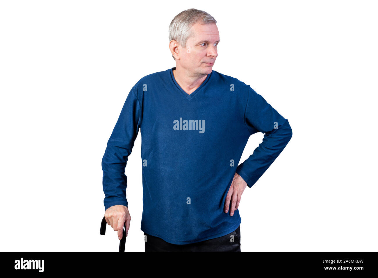 Lean on a stick hi-res stock photography and images - Alamy