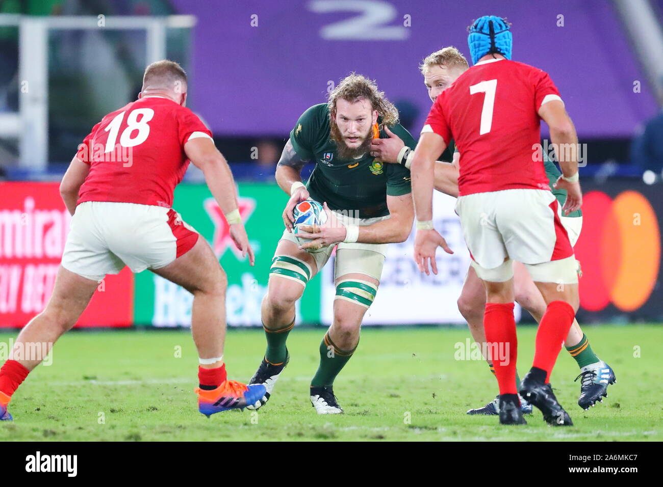 Yokohama, Kanagawa, Japan. 27th Oct, 2019. RG Snyman (RSA) Rugby : 2019 ...