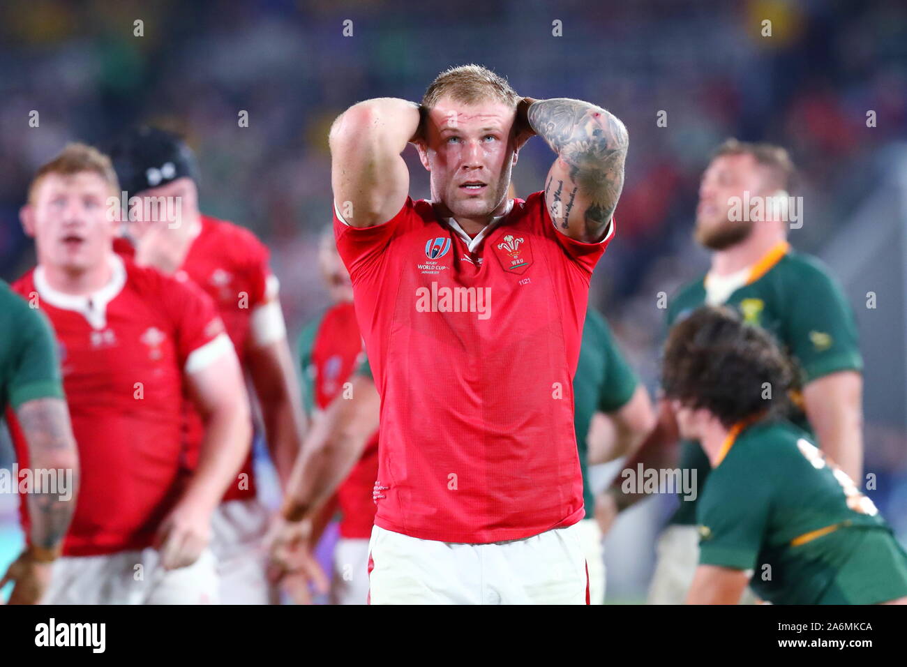 Yokohama, Kanagawa, Japan. 27th Oct, 2019. Ross Moriarty (WAL) Rugby ...
