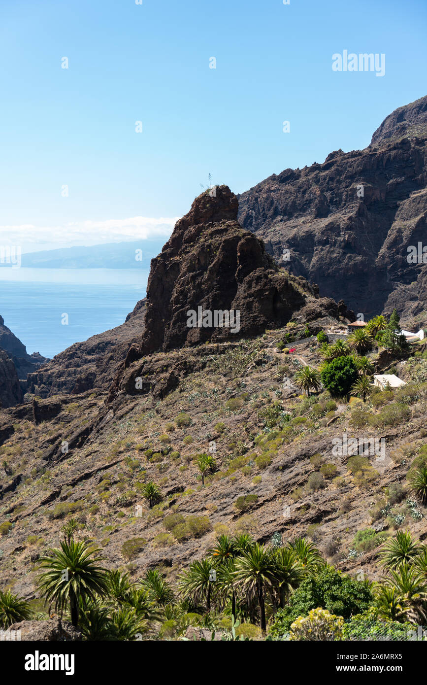 Masca Village , valley in tenerife spain Stock Photo - Alamy