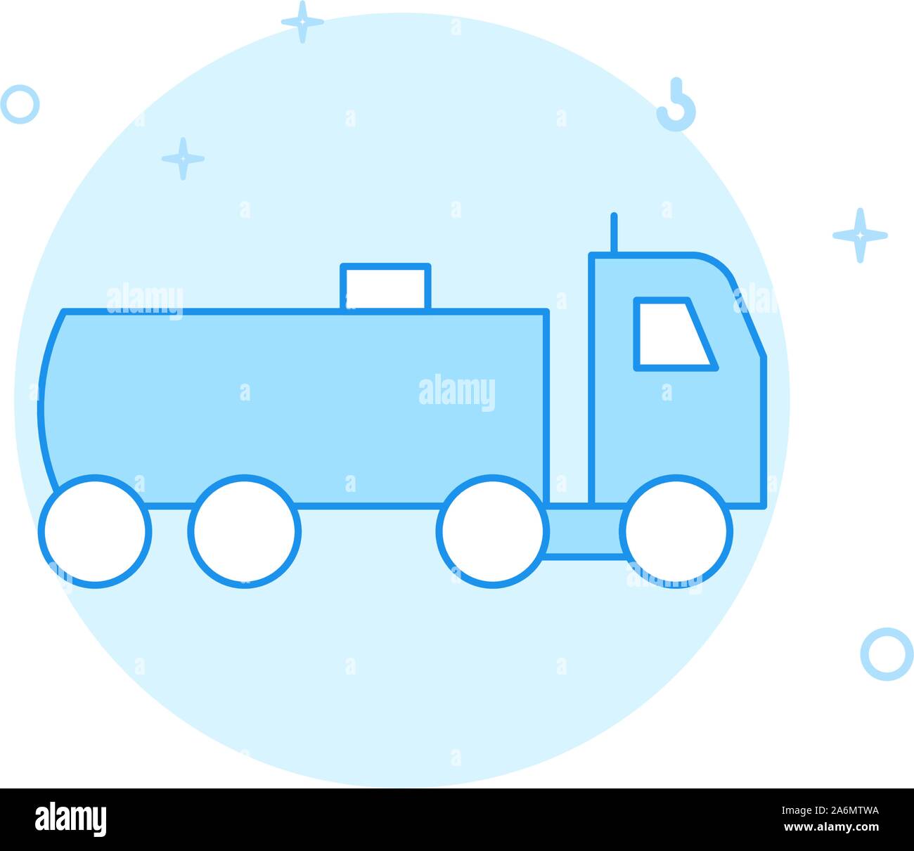 Light blue truck Stock Vector Images - Alamy