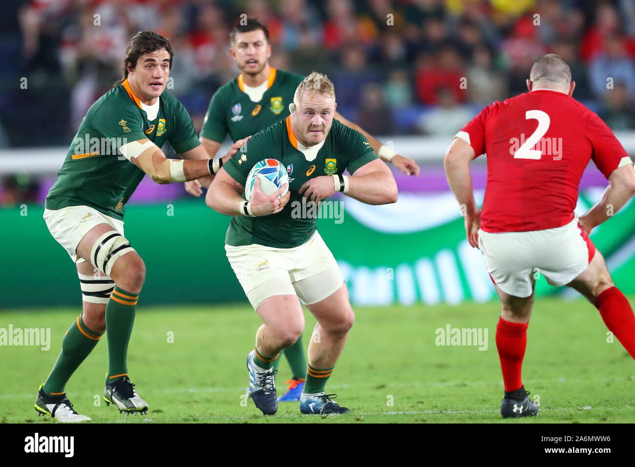 Yokohama, Kanagawa, Japan. 27th Oct, 2019. (L-R) Franco Mostert ...