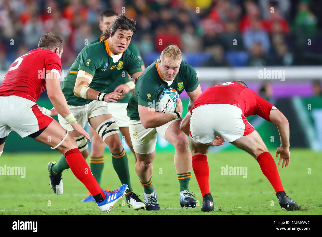 Yokohama, Kanagawa, Japan. 27th Oct, 2019. (L-R) Franco Mostert ...
