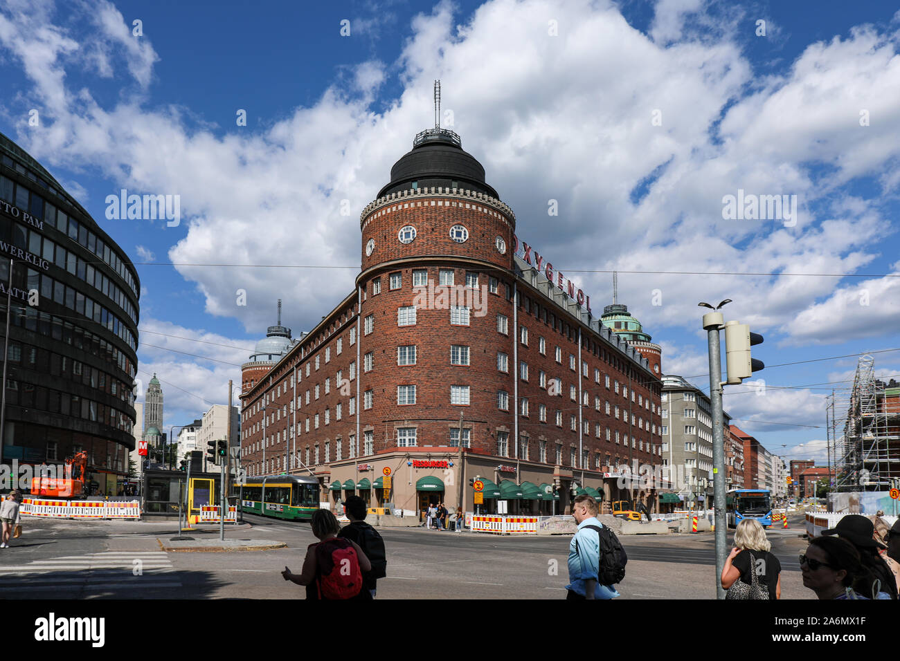 Triangular Arena building - designed by architect Lars Sonck - in ...