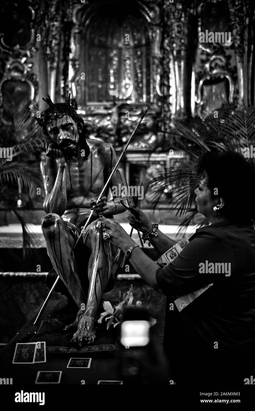 Holy Week in Venezuela, Jesus Christ, Caracas - Venezuela 2010 Stock ...