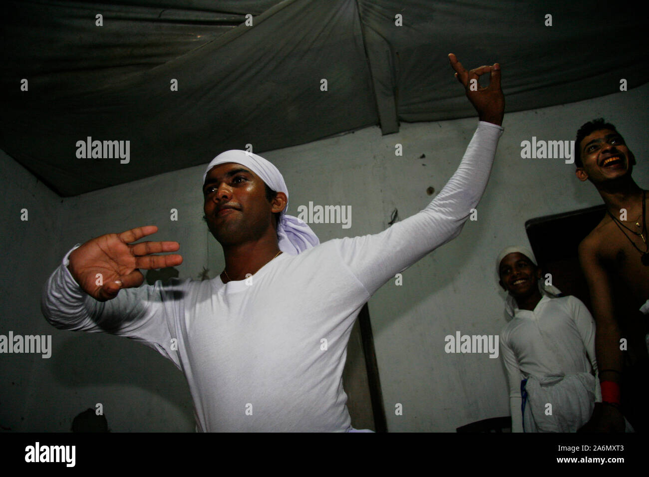 The traditional Gam-maduwa or village hut ceremony, usually held after ...