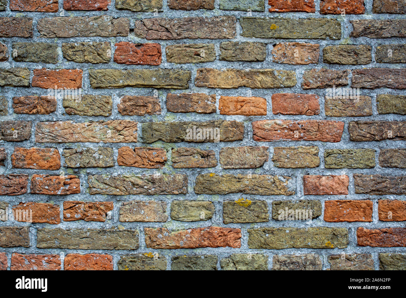 Medieval brick wall, brick structure background or wallpaper copy space ...