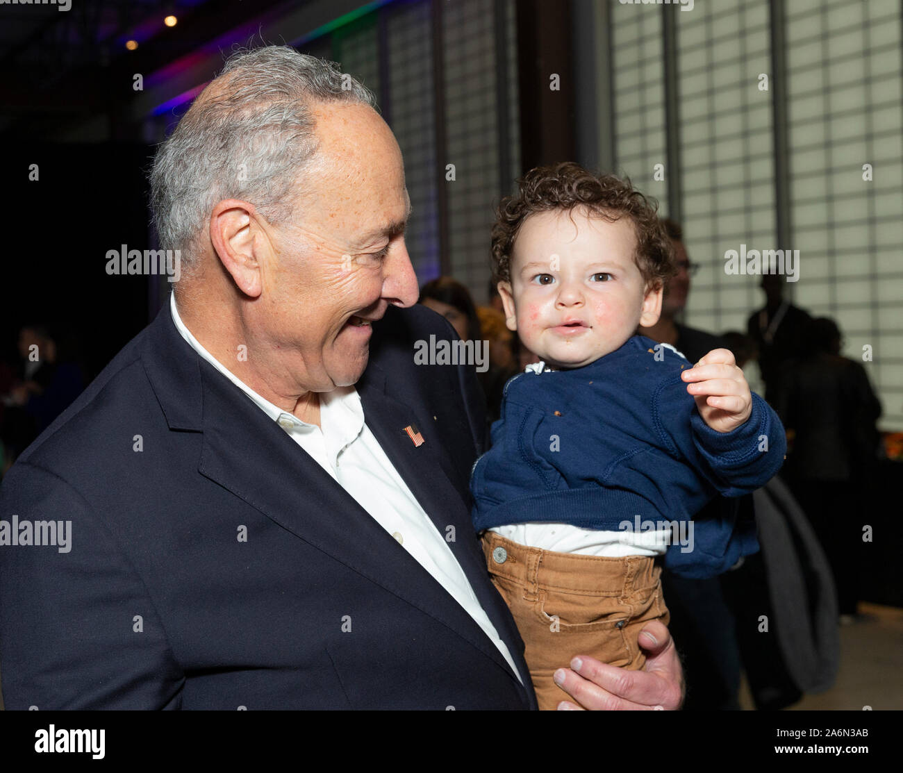 New York, NY - October 27, 2019: US Senator Charles Schumer and his ...