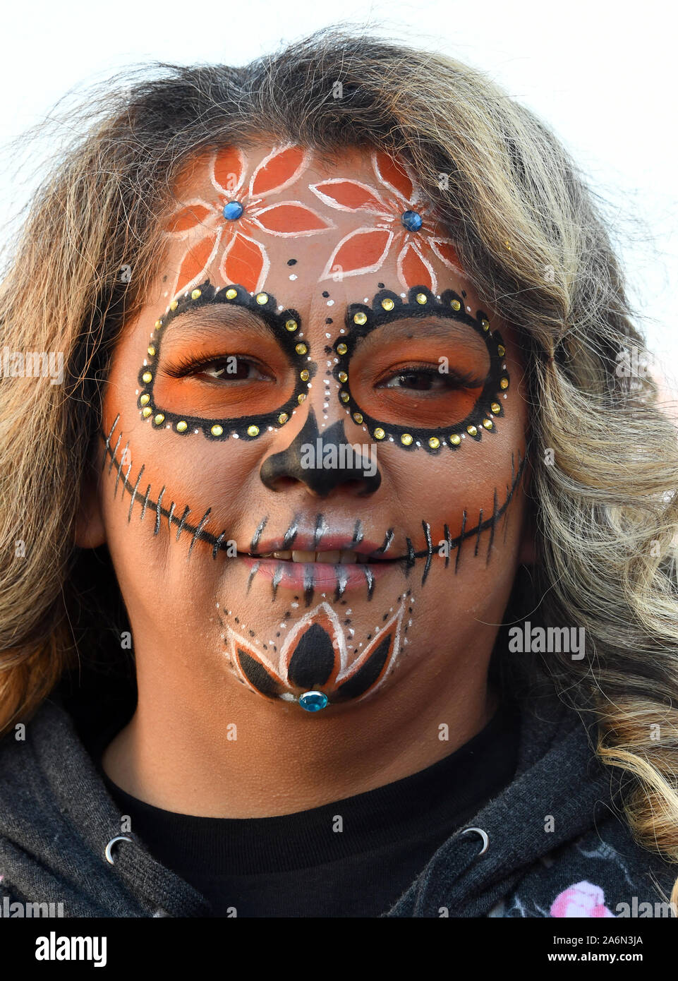 Emporia, Kansas, USA, October 26, 2019 Day of the Dead (Dia de los ...