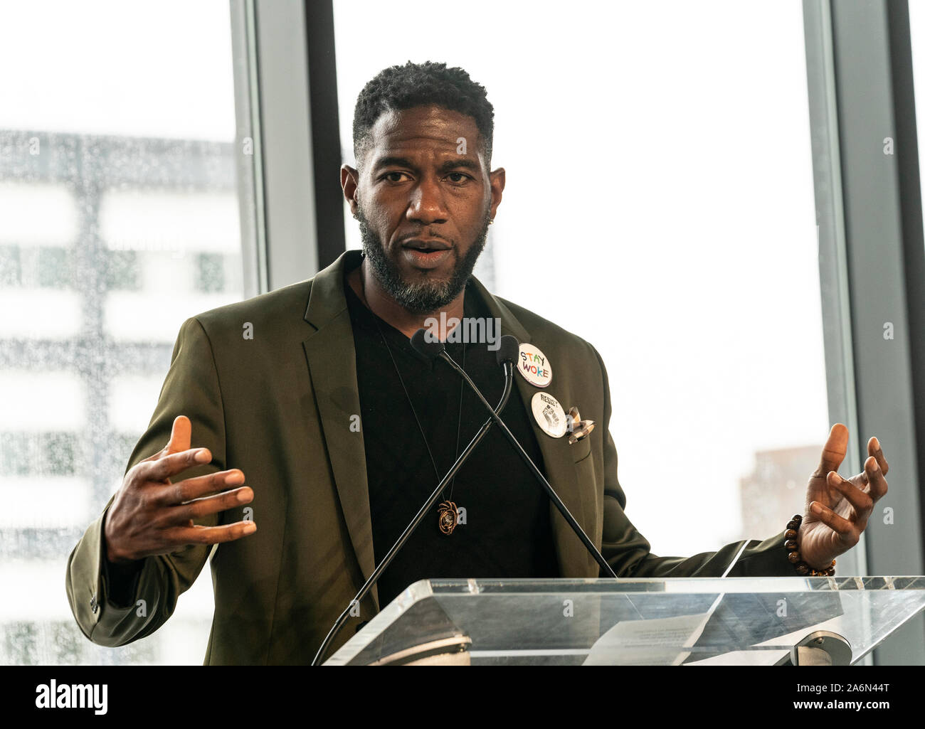 New York, NY - October 27, 2019: New York City Public Advocate Jumaane ...