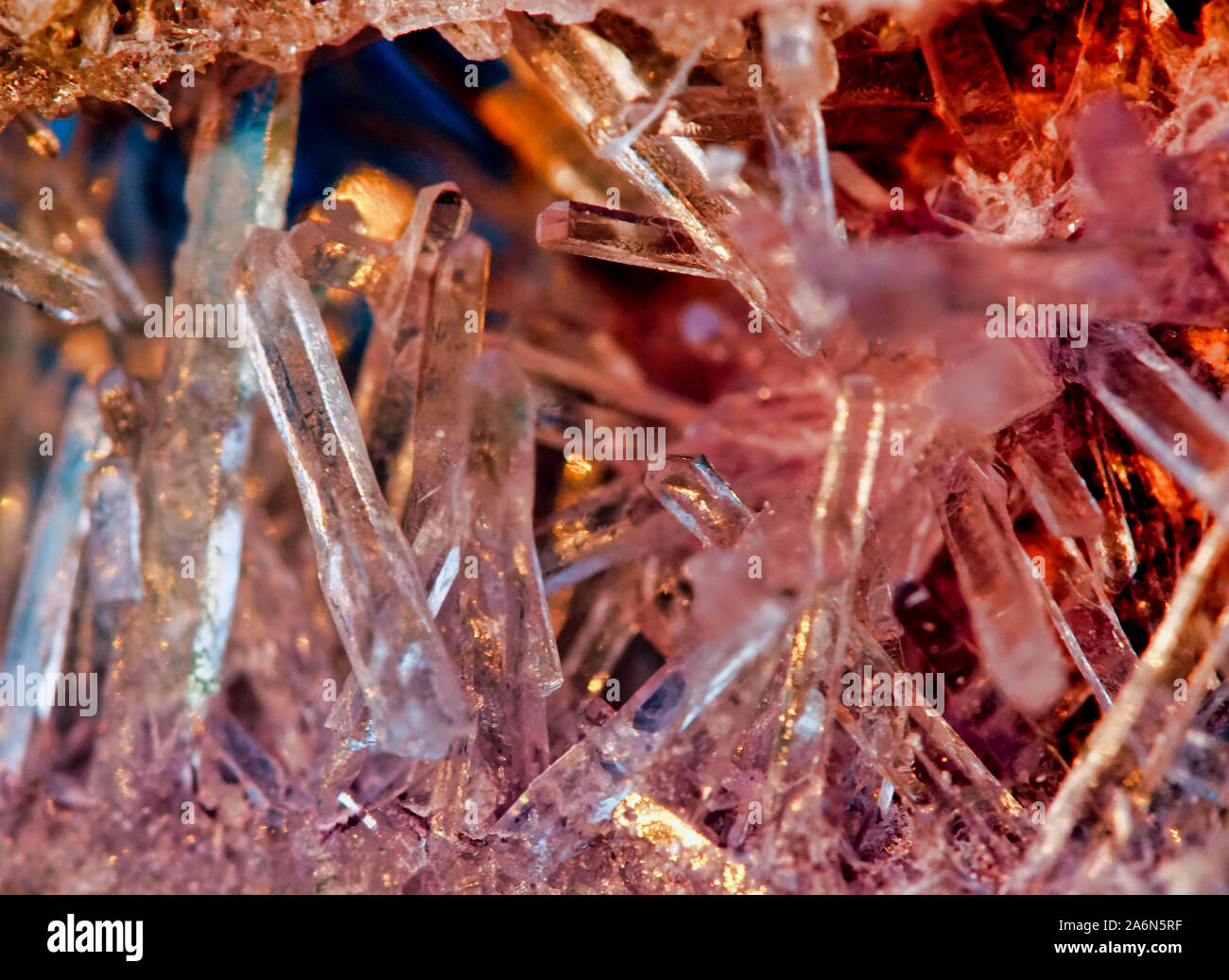 crystals at sunset Stock Photo - Alamy