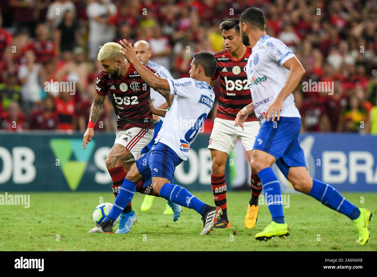 Rio De Janeiro, Brazil. 27th Oct, 2019. Gabriel Barbosa (Gabigol) and ...