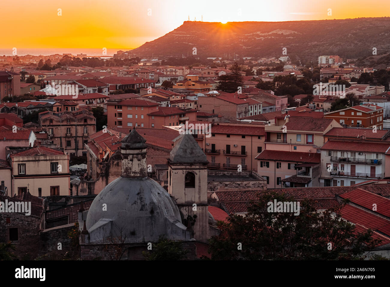 BOSA, ITALY / OCTOBER 2019: Life in the colorful fishermen's village in ...