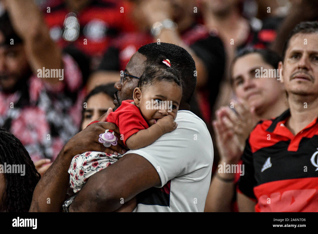 Rio De Janeiro, Brazil. 27th Oct, 2019. Cheerleading present during ...