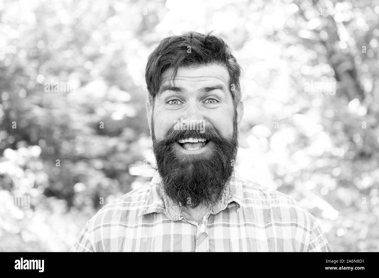 Bearded hiker Black and White Stock Photos & Images - Alamy
