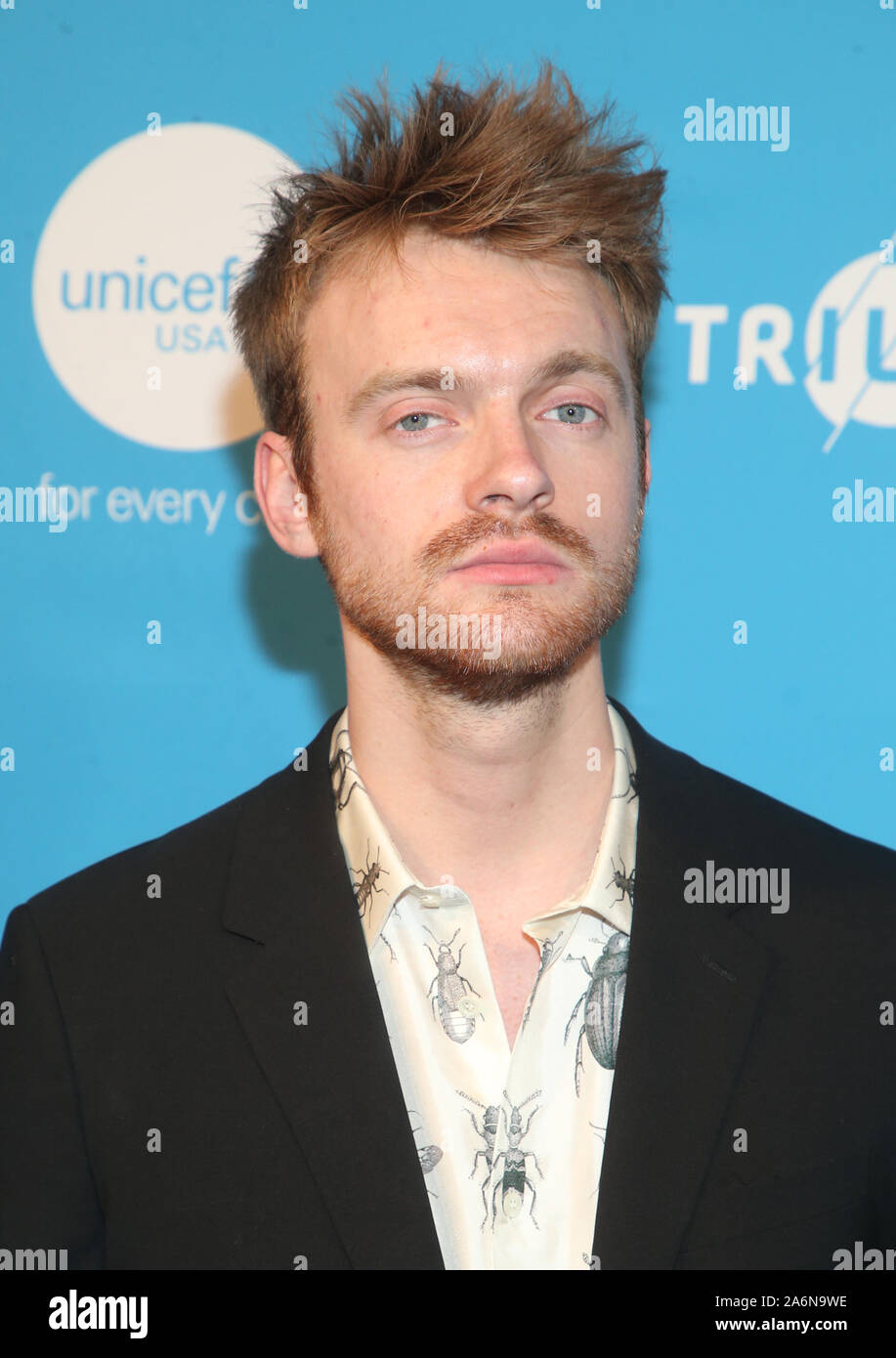 California, USA. 26th Oct, 2019. Finneas O'Connell, at the 2019 UNICEF ...