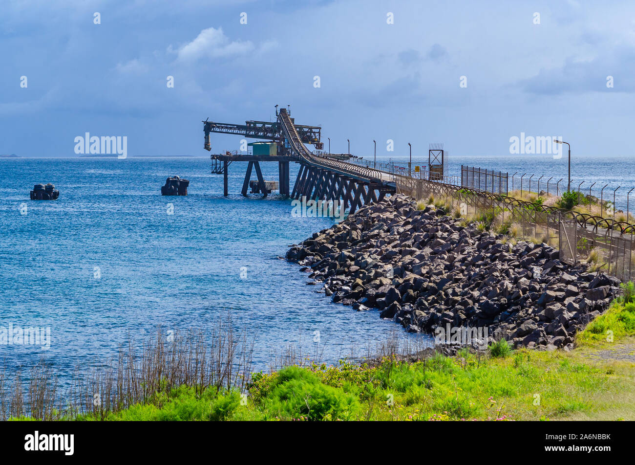 The Gravel Loader Shellharbour Stock Photo - Alamy