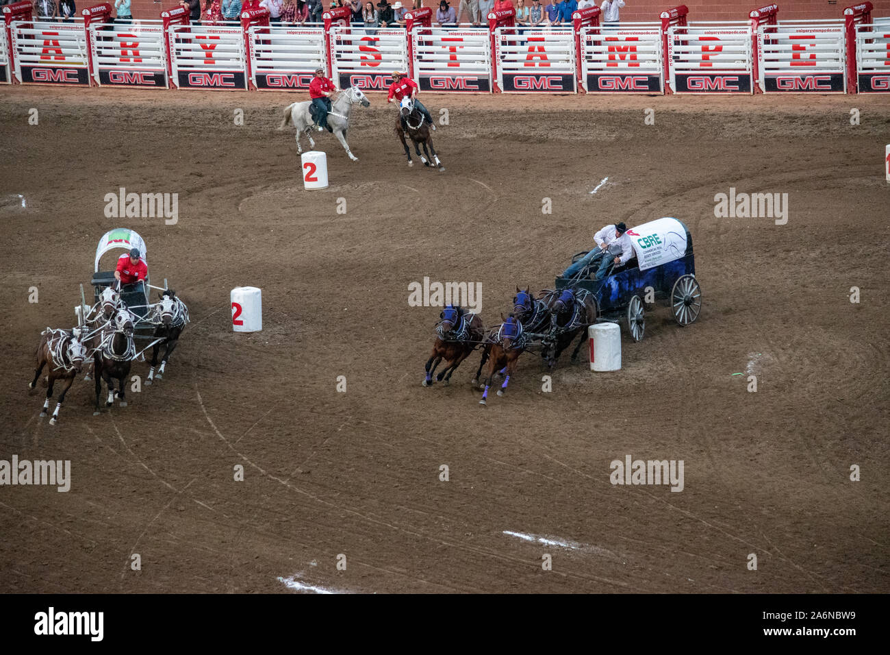 Calgary stampede chuckwagon hi-res stock photography and images - Alamy